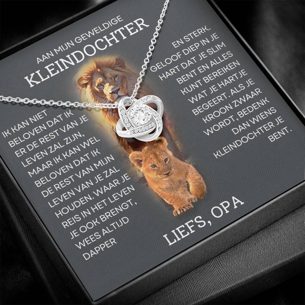 Aan Mijn Kleindochter - Je bent dapper en sterk - Liefs Opa | CustomLove
